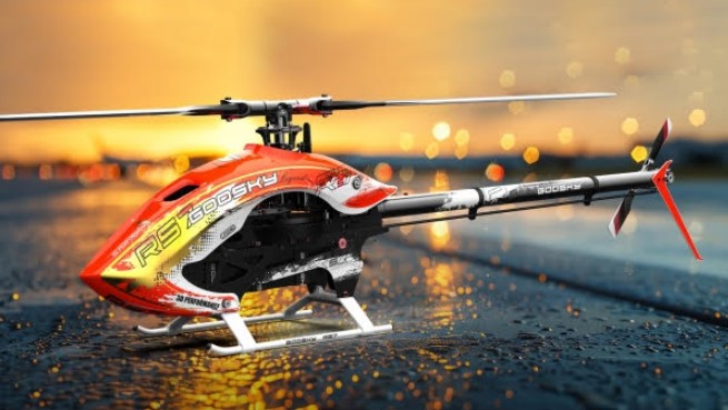 Goosky RS7 Ultra Helicopter Kit – Orange (Azure 700/105 Blades ...