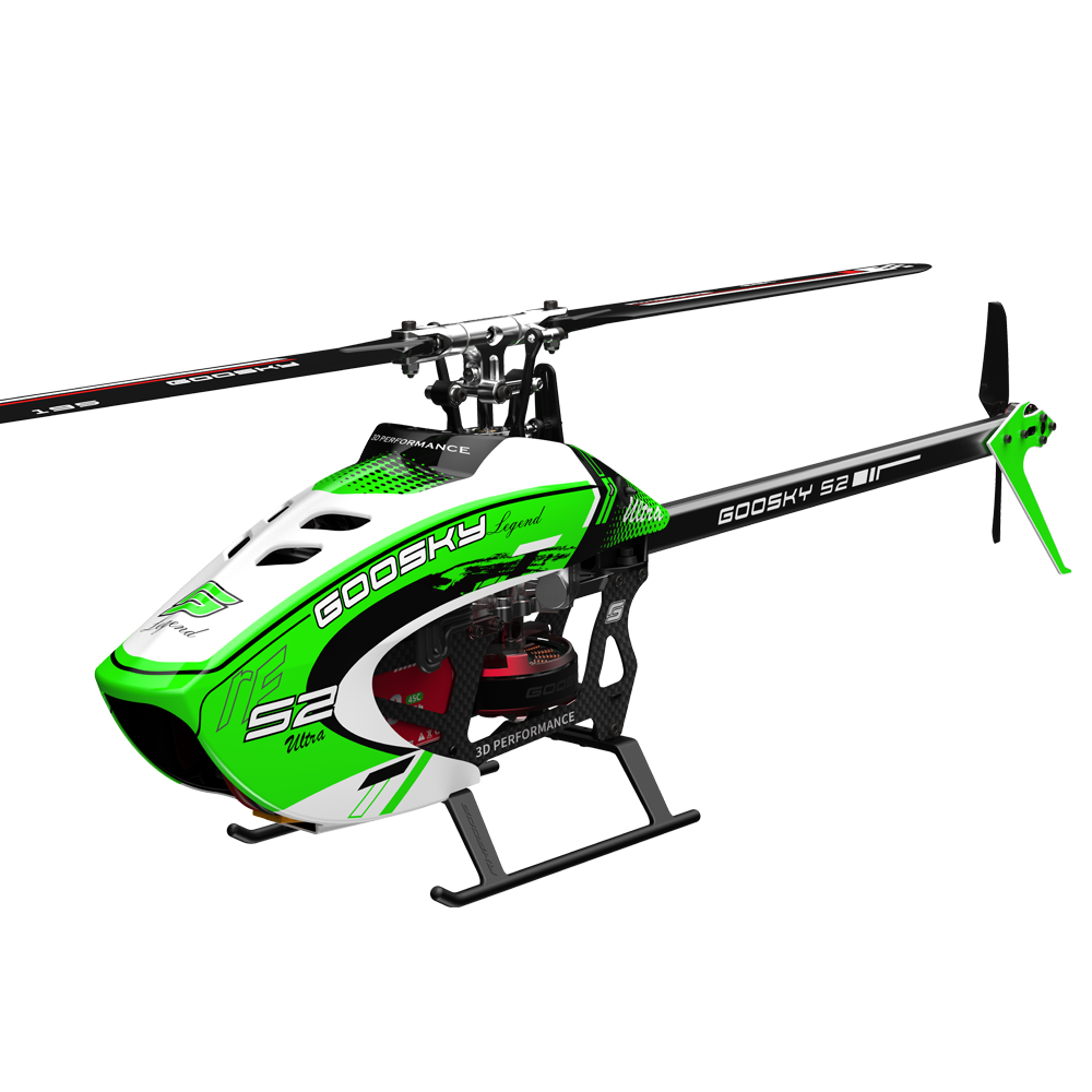 Goosky S2 Ultra Helicopter (BNF) - Green – Rotorquest Inc.