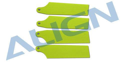 Align 74 Tail Blade-Fluorescence Yellow – Rotorquest Inc.